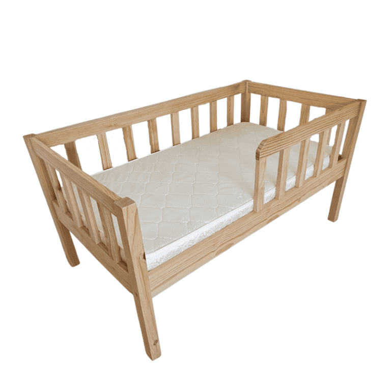 Just For Kids Side Rails Toddler Bed - Natural Finish