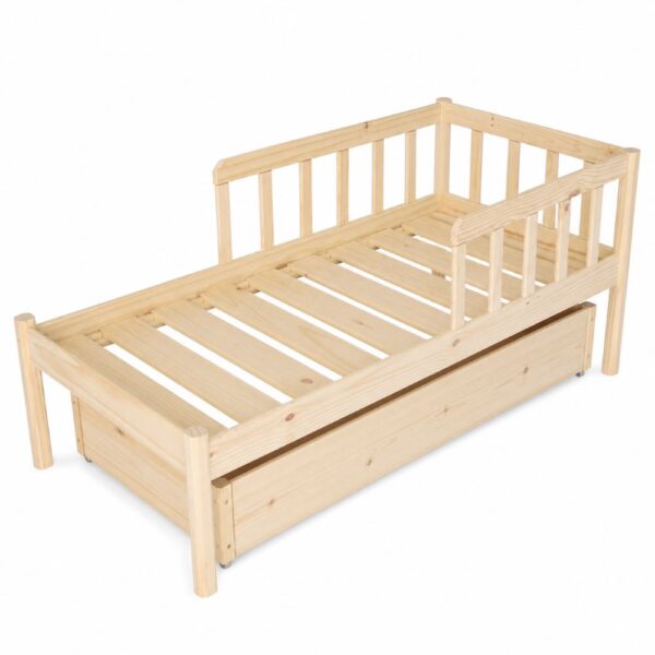 Just For Kids Short Side Rails Toddler Bed with Storage Unit COMBO ...