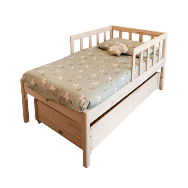 Just For Kids Short Side Rails Toddler Bed with Storage Unit COMBO ...
